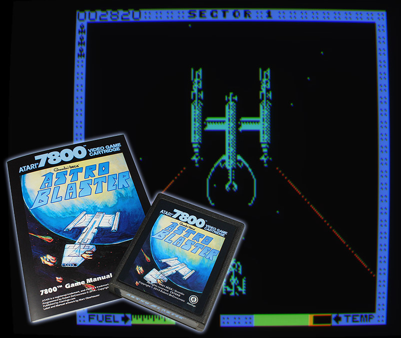 Review de Astro Blaster Atari 7800 - Retrolaser
